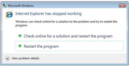 Internet Explorer has stopped working Solution / Fix